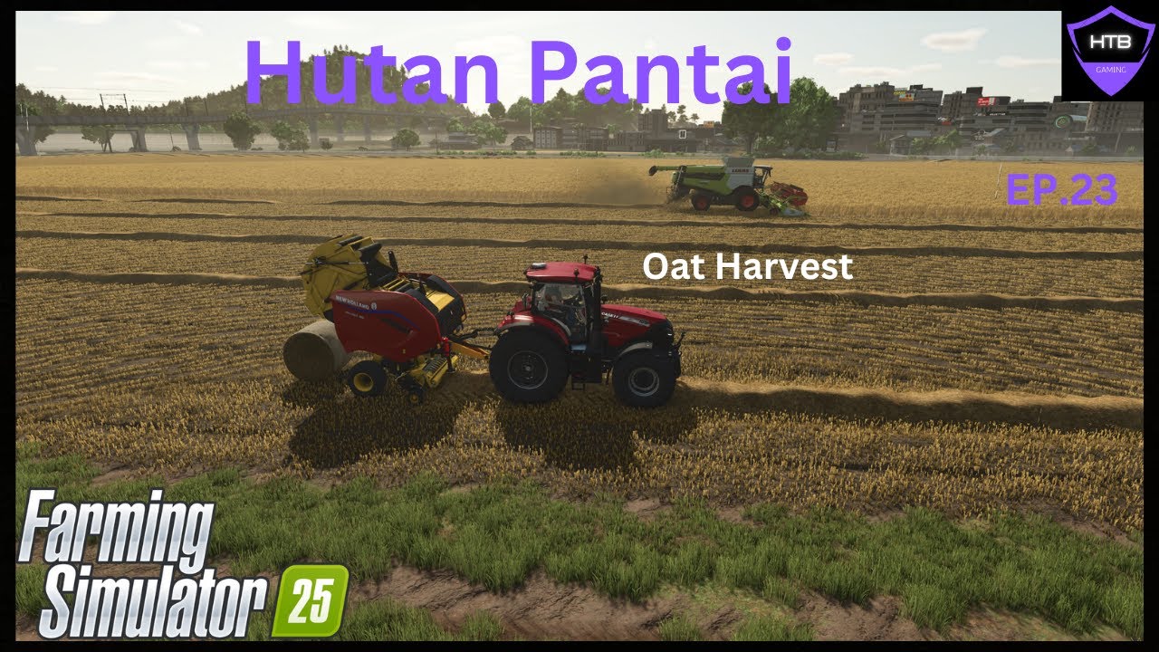 Oat Harvest!! | Farming Simulator 25 - Hutan Pantai | Episode 23 - YouTube