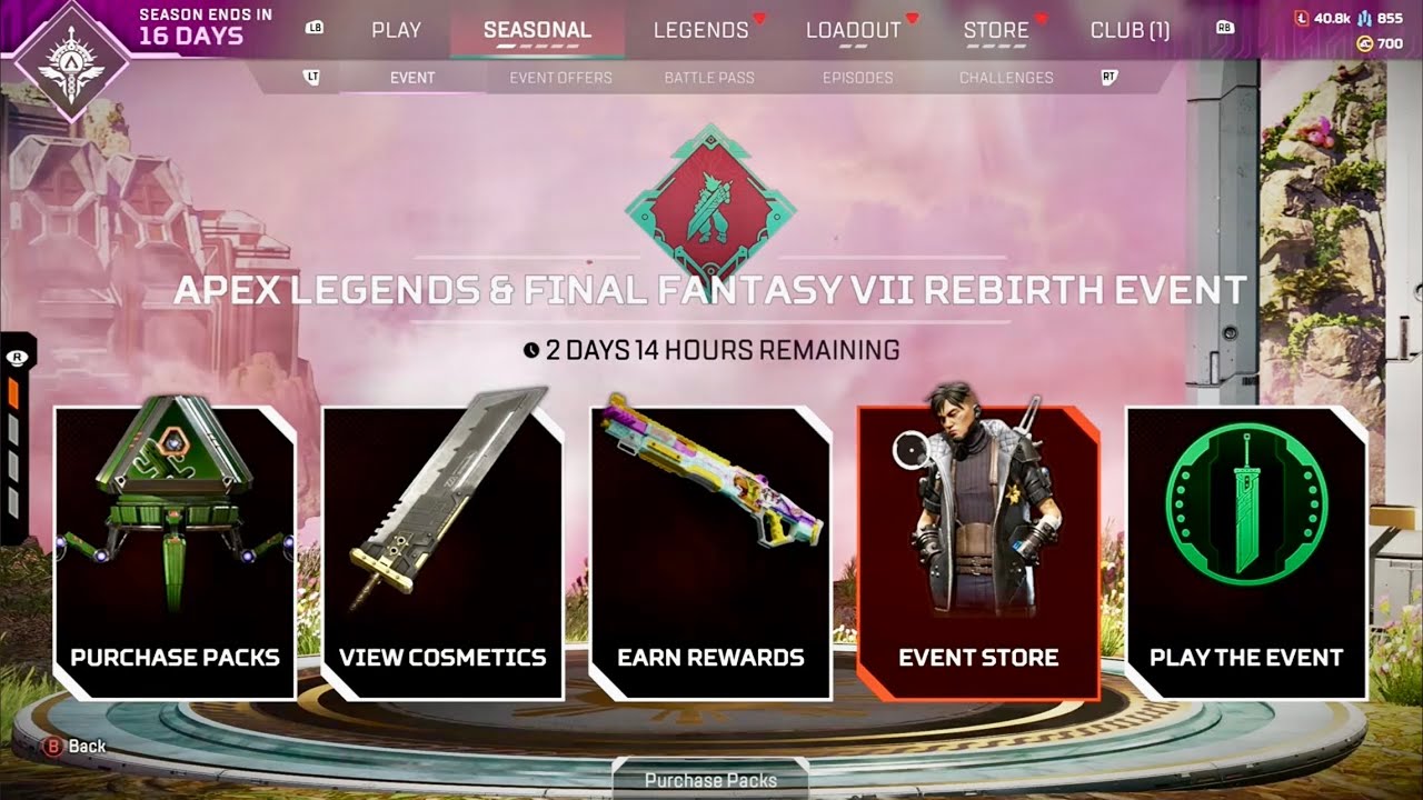 Apex Legends - Season 19: Ignited - Final Fantasy VII Takeover Event ...