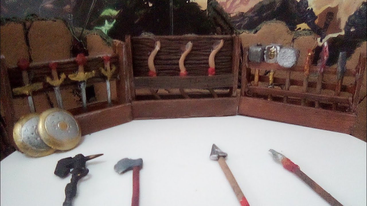 How to make weapon racks for Dungeons and Dragons #dnd #craft # ...