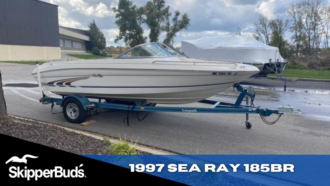 1997 Sea Ray 185 BR Sport Boat Tour SkipperBud's - YouTube