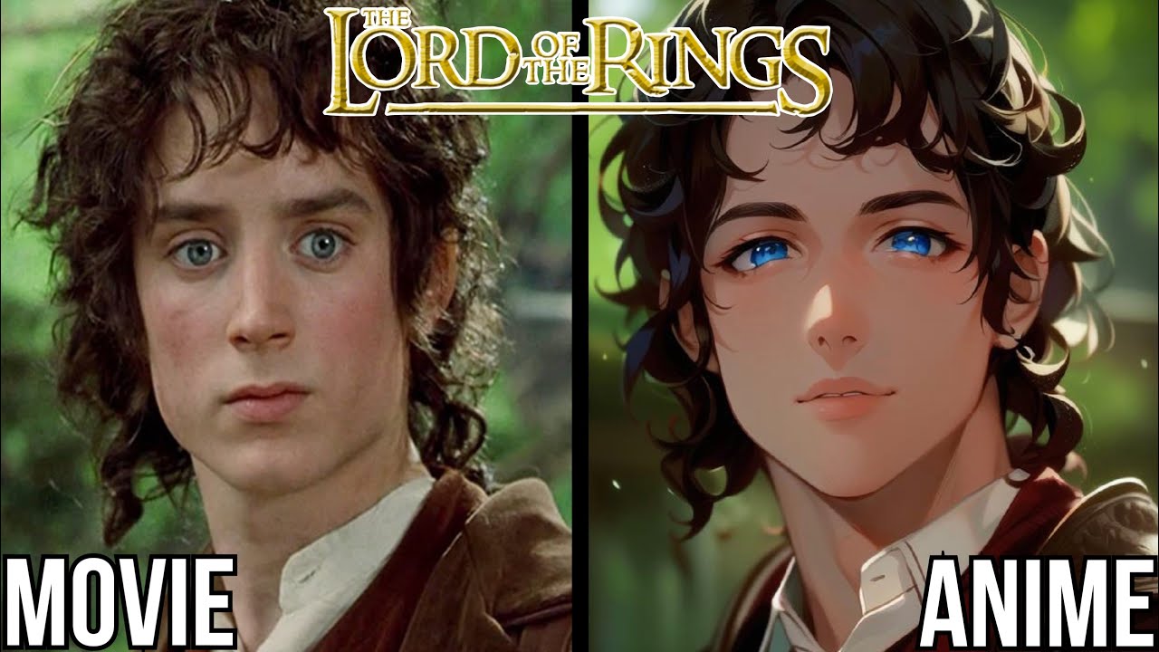 “Lord of the Rings” characters reimagined as anime characters - YouTube