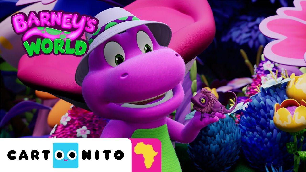 A Game of Hide and Seek 💜 | Barney's World | Cartoons for Kids ...