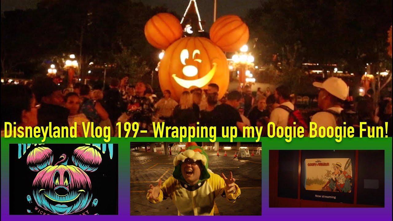 Disneyland Vlog 199- Wrapping up my Oogie Boogie Fun! - YouTube