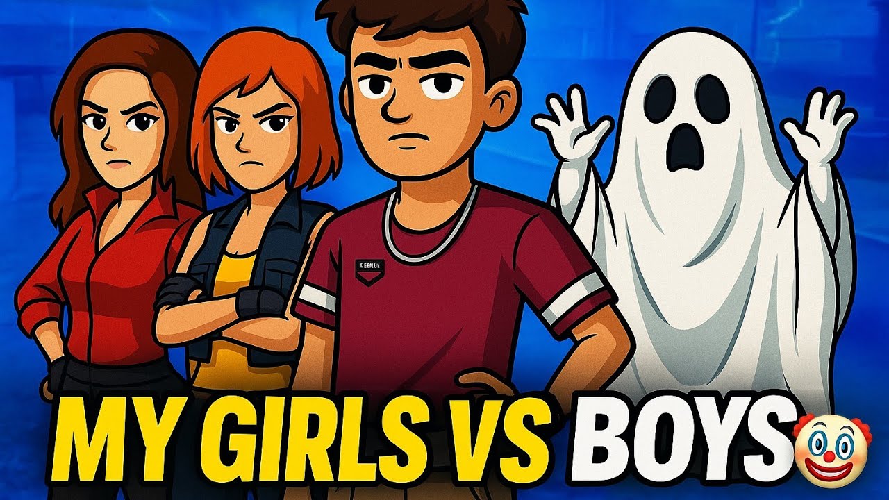 Playing with 3 Girls in free fire clash squad! Emote Maarne ka bura ...