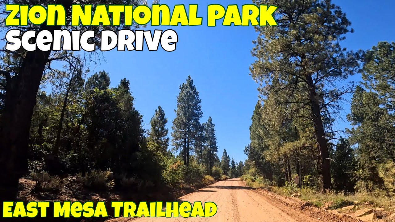 Zion National Park 4K East Mesa Trailhead Observastion Point to Zion ...