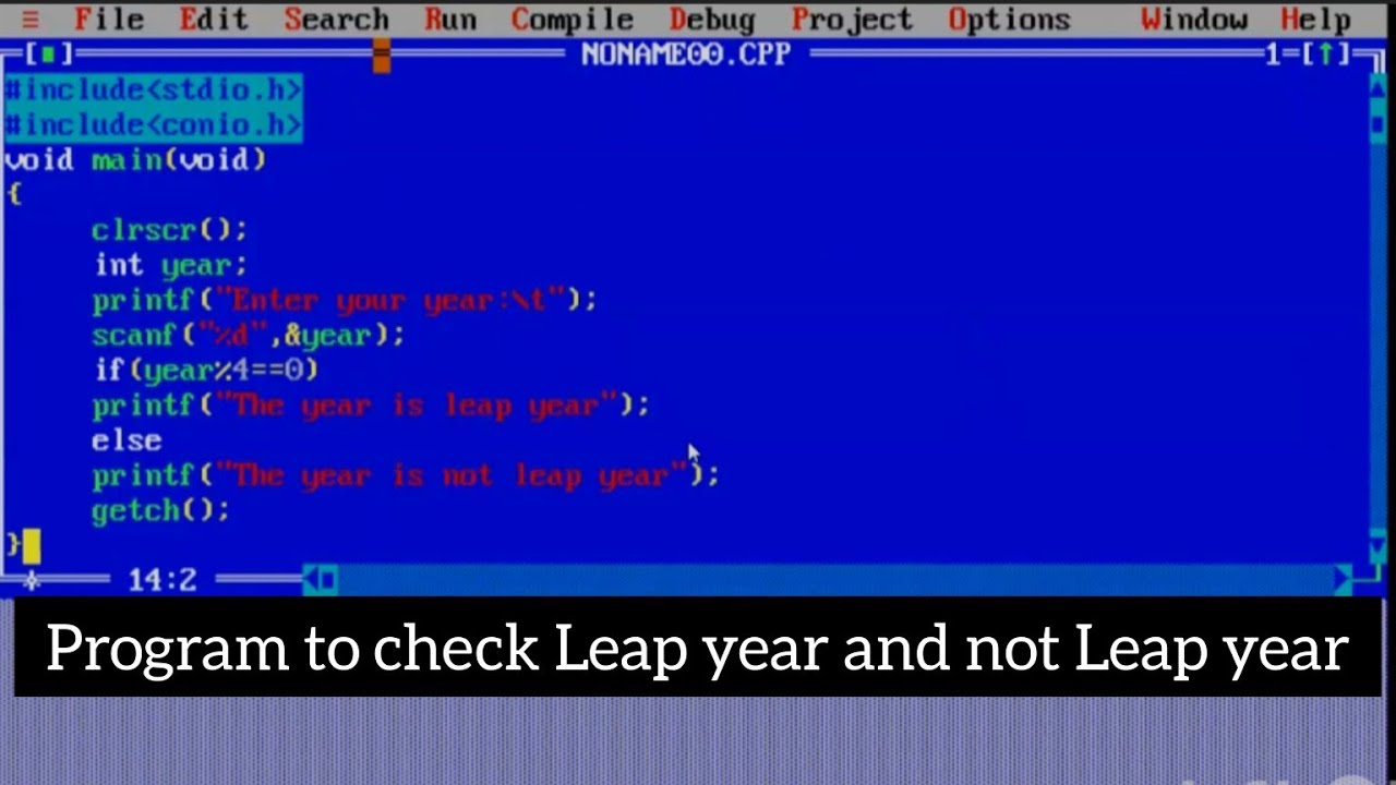 Program to check Leap yaer and not Leap year|part 6|sindh board ...