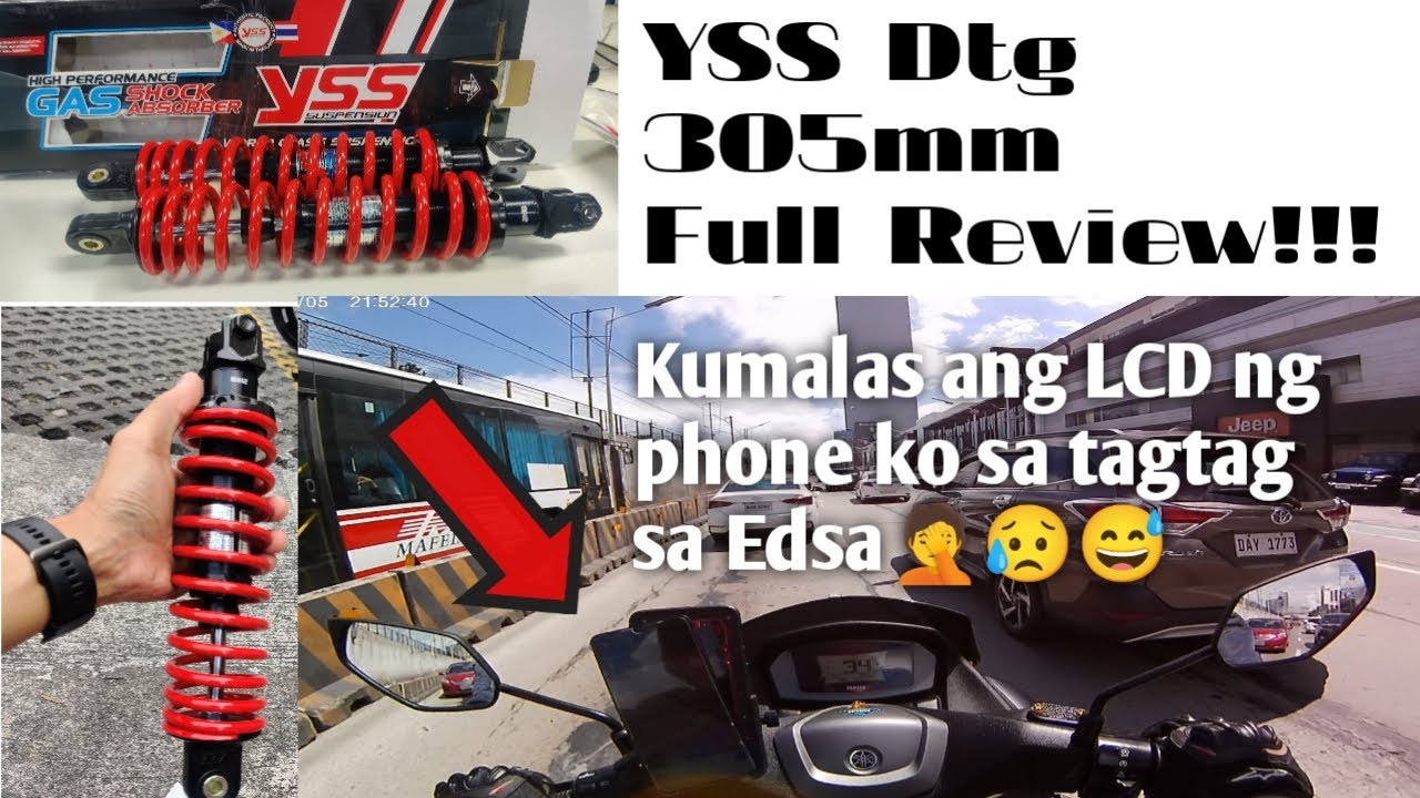 YSS DTG Series 305mm: Full Review for Nmax V2.1!!! - YouTube