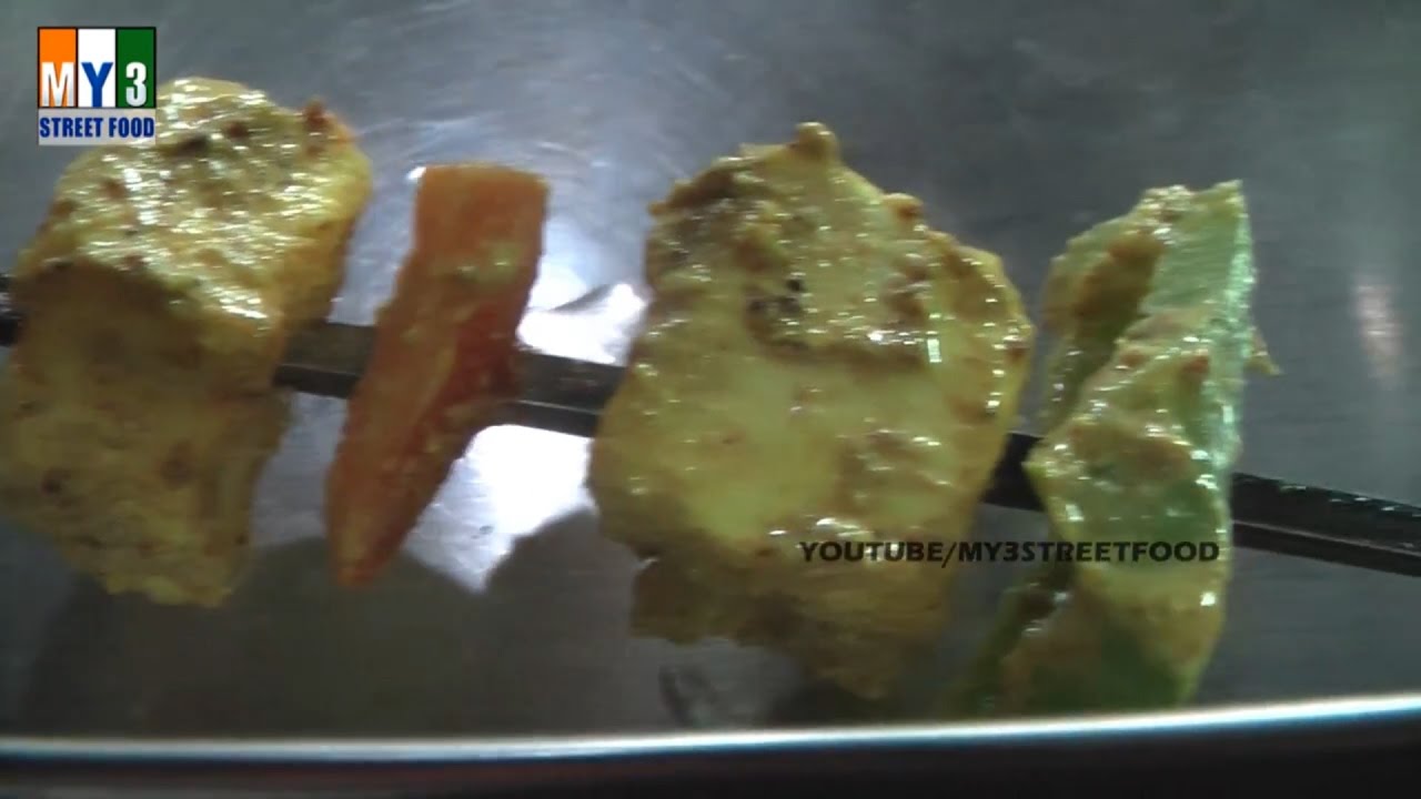 Paneer Tomato Tikka Barbecue Grill | BBQ RECIPE street food - YouTube