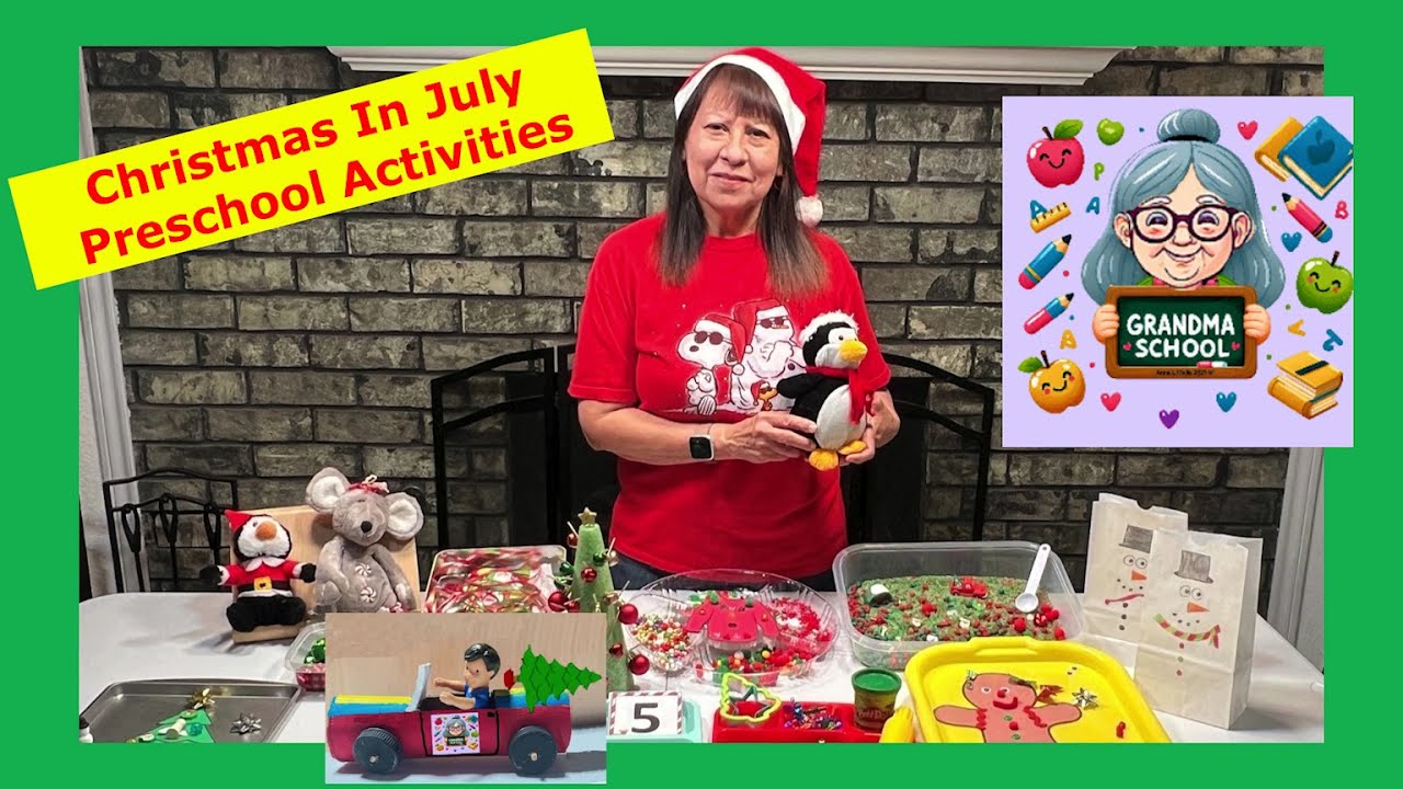 Christmas in July Preschool Activities - YouTube
