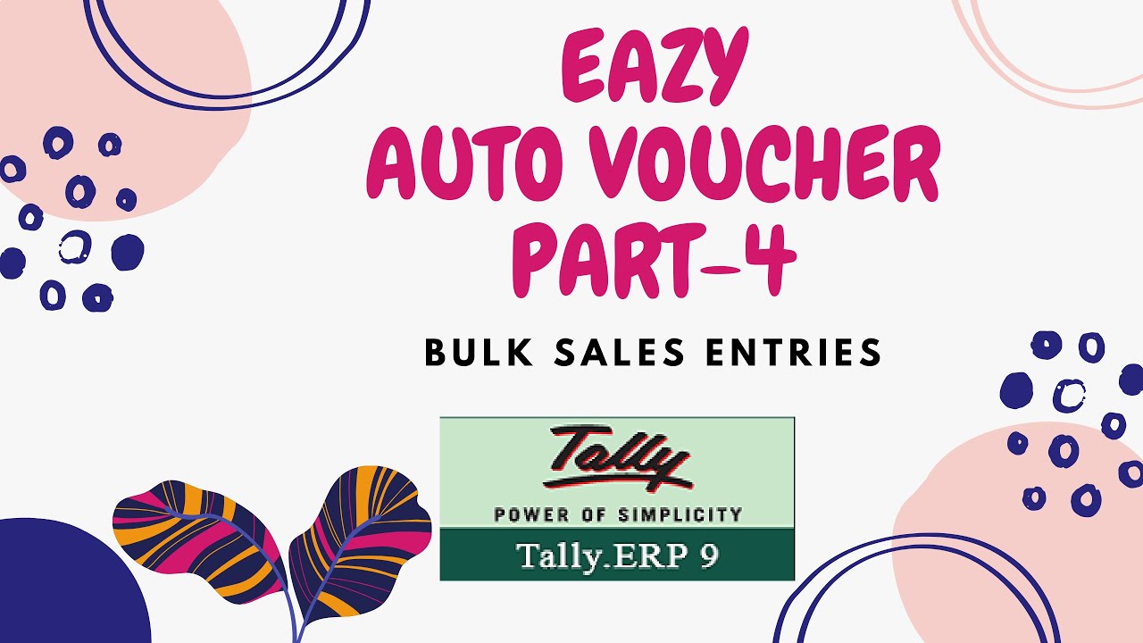Multi Voucher Entry In Tally | Bulk Voucher Generator | Auto Voucher ...