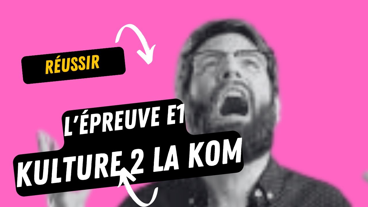 ULTIMES RAPPELS pour réussir l'épreuve E1 - Culture de la Communication ...