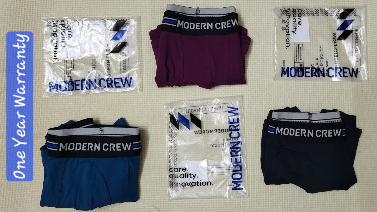 Modern Crew Coolsense Premium Cotton Trunks Unboxing & First ...