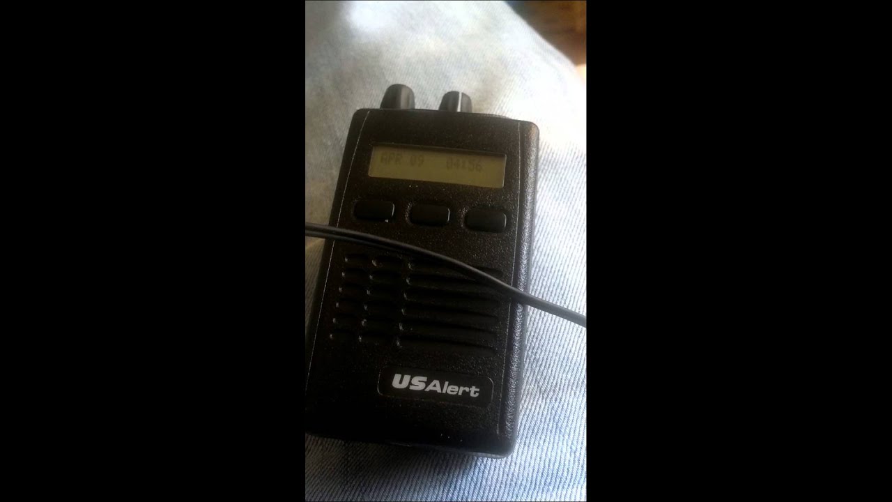 My watchdog fire pager activating - YouTube