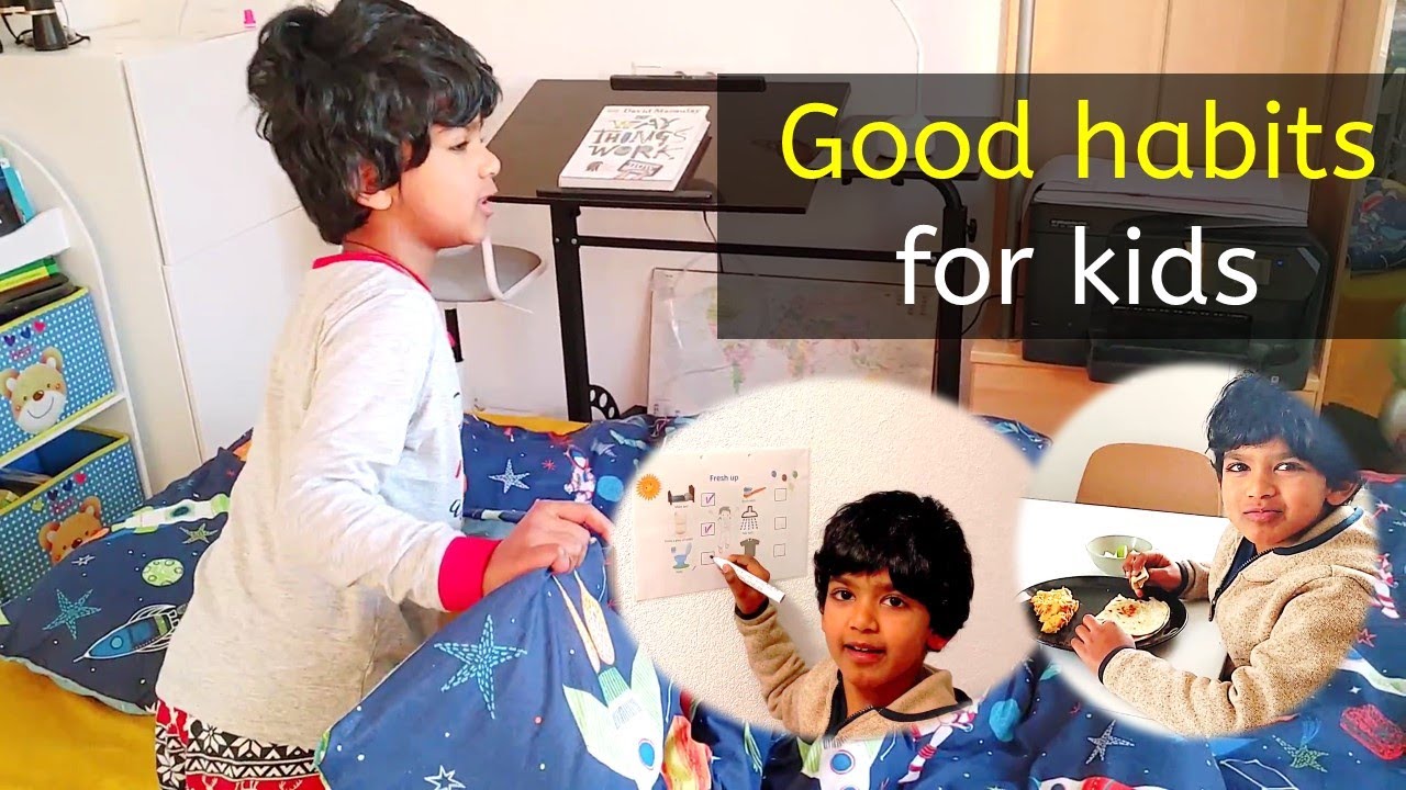 Kids daily habit tracker|The best way to teach good habits for children ...