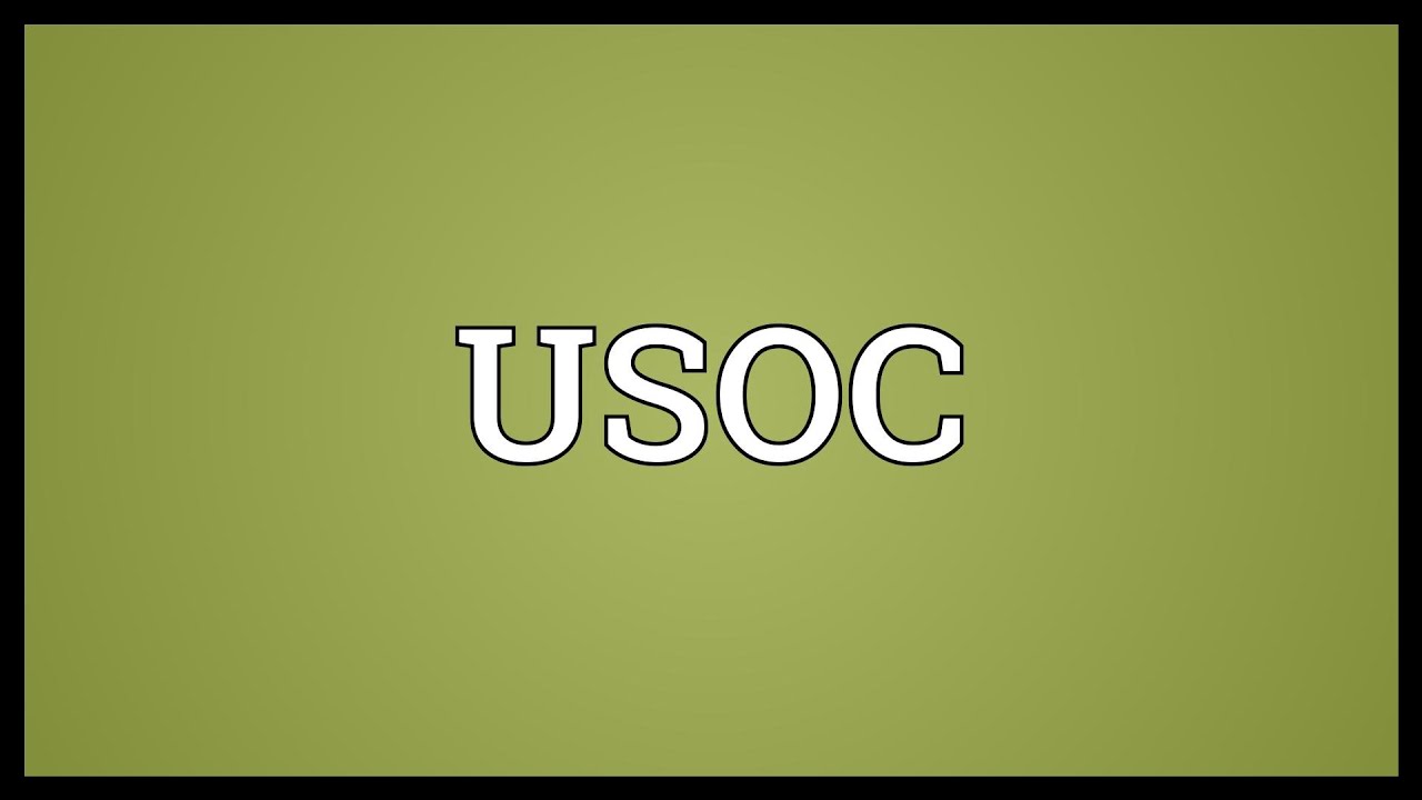 USOC Meaning - YouTube