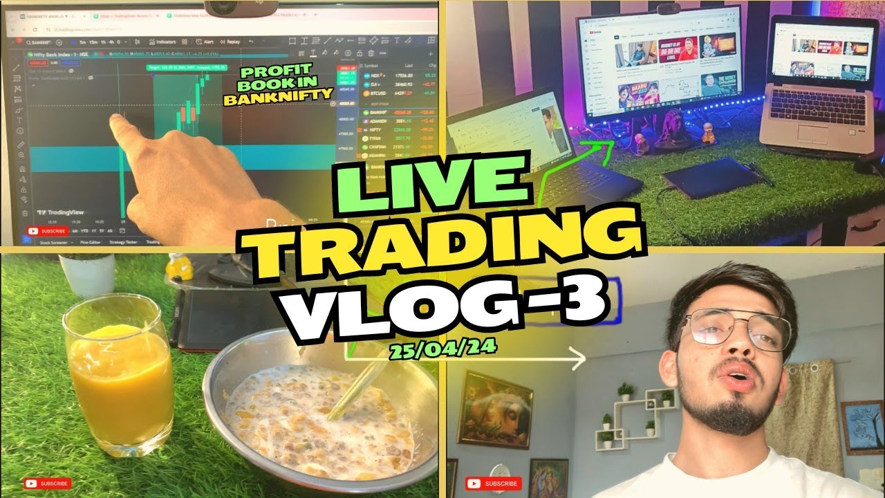 Trading Vlog - 3 | Reversal Trade In Banknifty Full Logic Explained | Live Trading Vlog | 25 ...