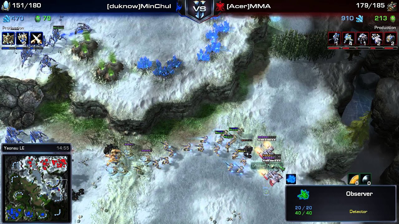 SC2 - Hairy Masters - PvT - MC vs MMA - YouTube