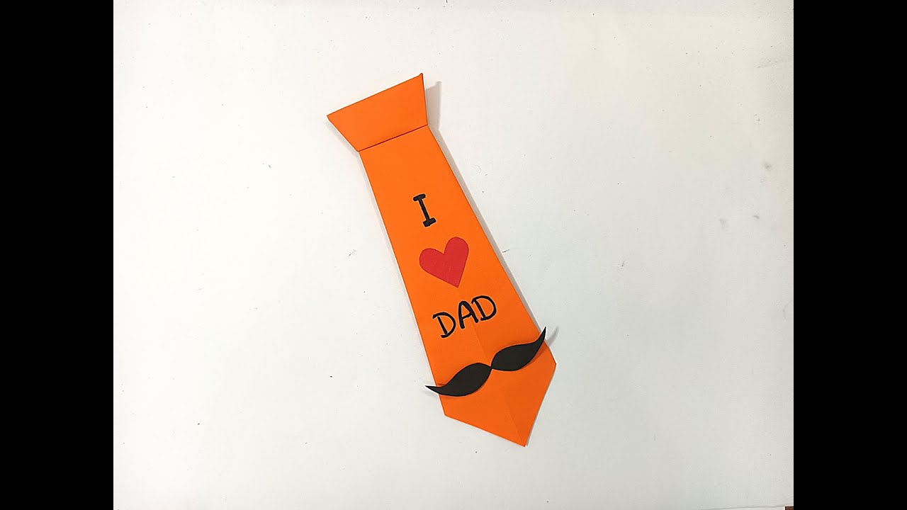 Paper Tie Making | How To Make Paper Tie Easy | Origami Paper tie # ...