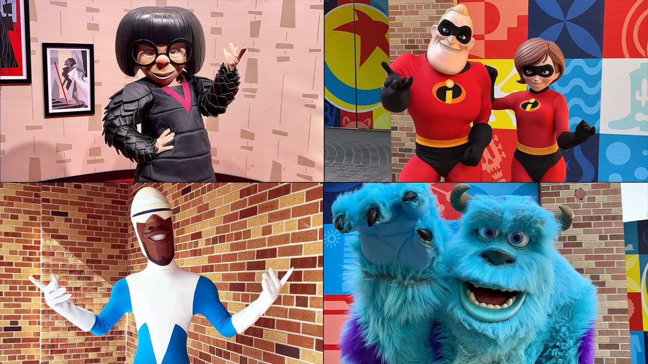 Pixar Place Character Montage at Disney’s Hollywood Studios: Edna Mode ...