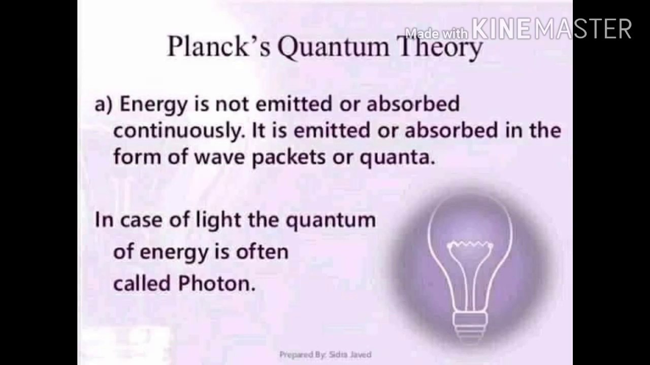 Plank's Quantum Theory ( XII Physics) - YouTube