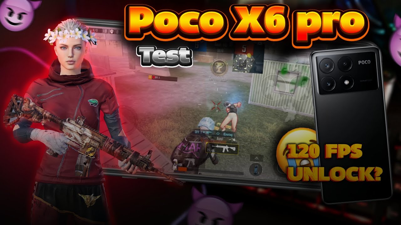 Poco X6 pro test 1v1 TDM 🤯120 fps unlock?🤔 - YouTube