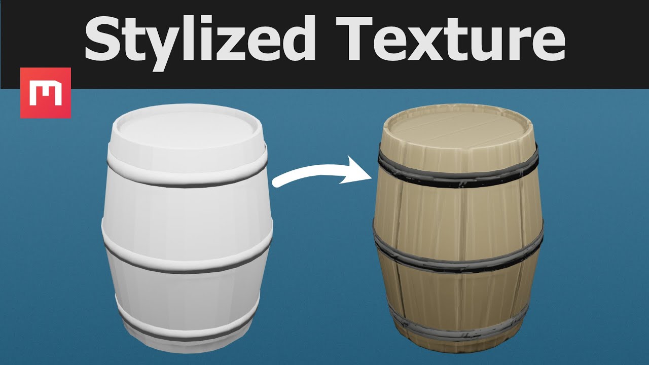 How to texture a stylized 3D Model with Quixel Mixer & Blender [2.9 ...