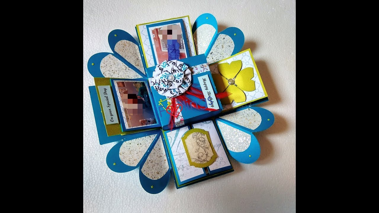 Explosion Box for Anniversary **SOLD** - YouTube