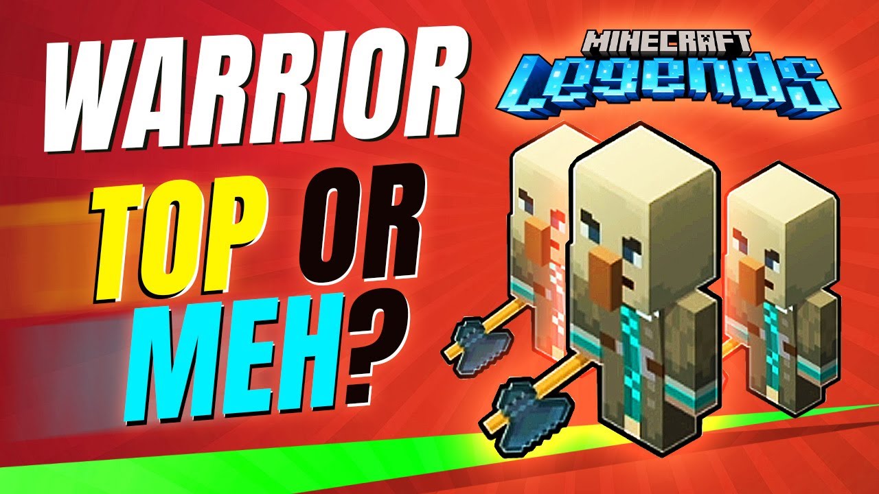 Minecraft Legends WARRIOR: Must-Have Mob or Waste of Resources? - YouTube