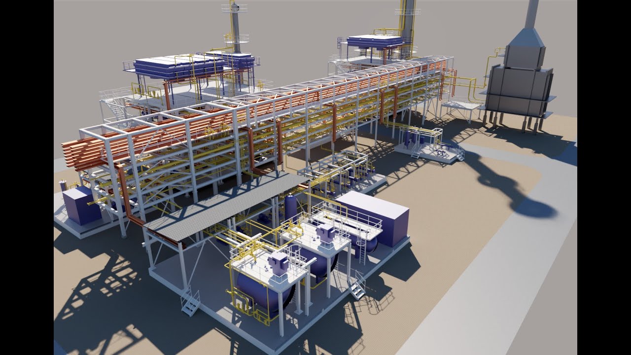 Brahms Oil Refinery Configuration (English text) - Kamsar, Guinea - YouTube