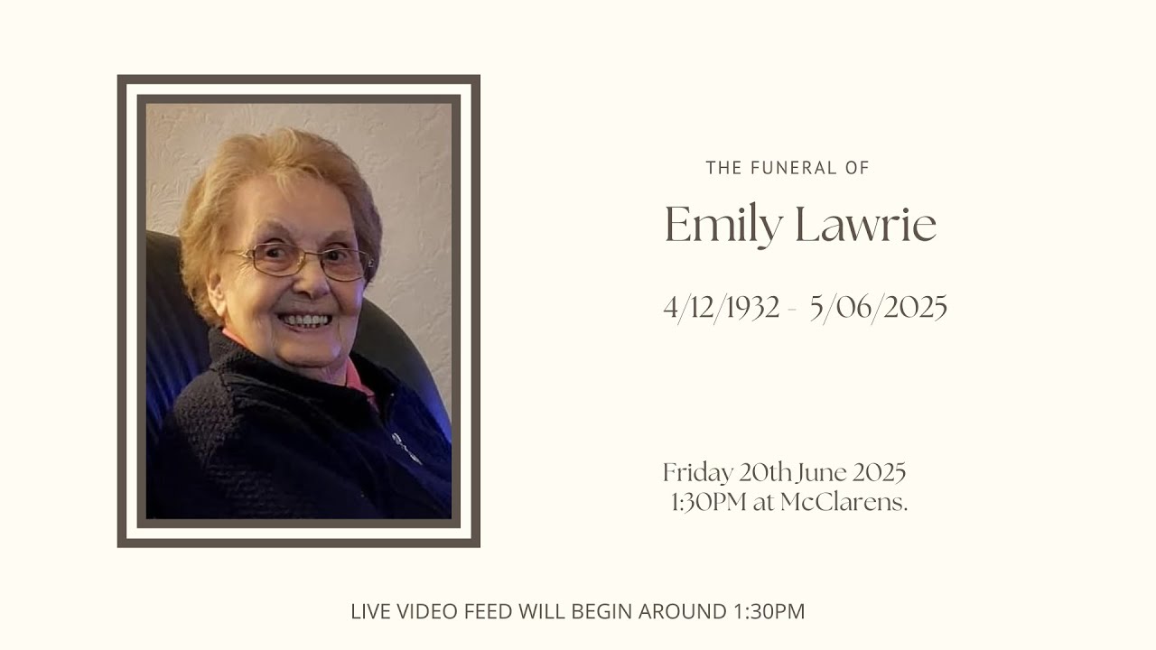 Funeral of Emily Lawrie - YouTube