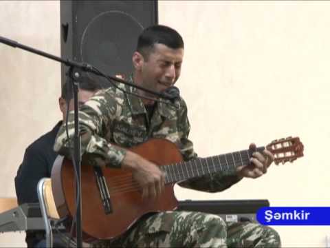 Şəmkirdəki N saylı hərbi hissədə mahnı müsabiqəsi keçirilib.05 05 2015
