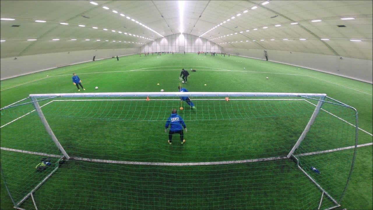 Goalkeeper training: U17 session 2 - YouTube