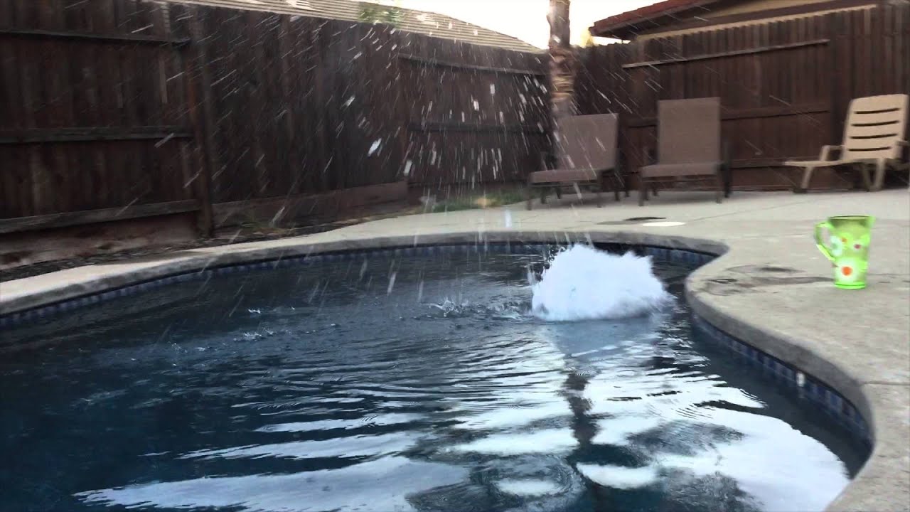 Dry Ice Explosion under water - YouTube