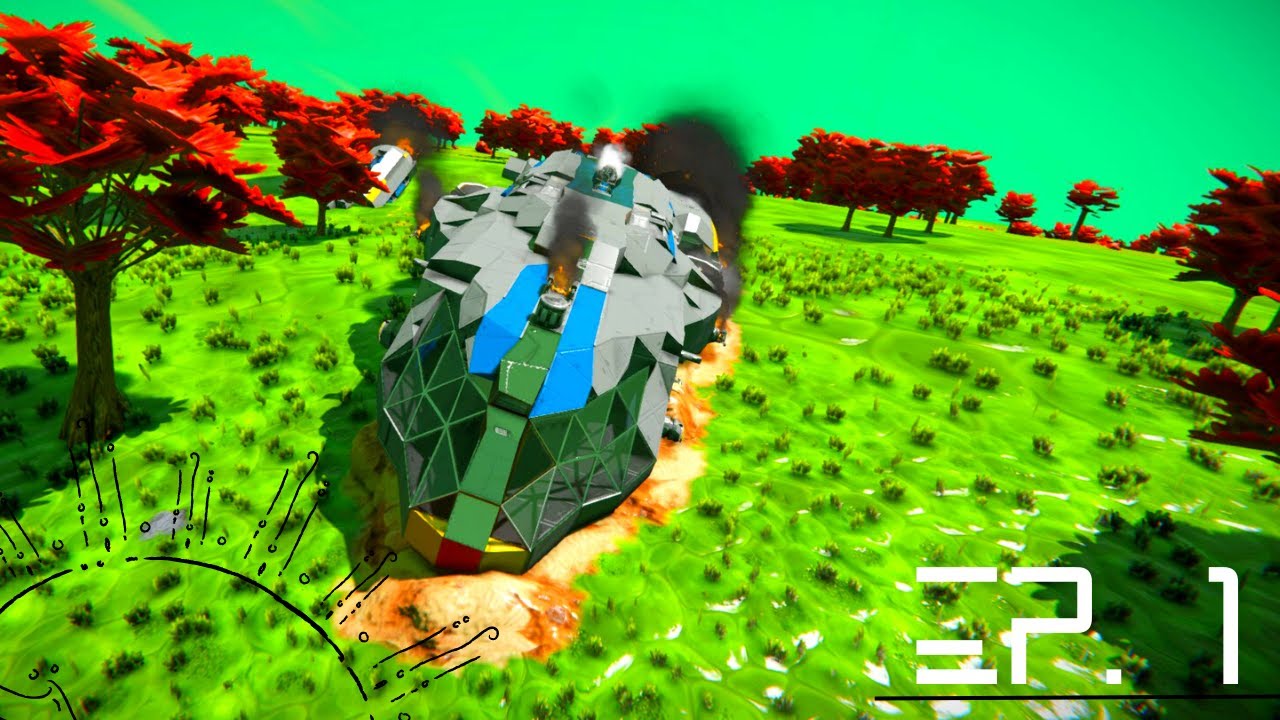 Stranded! on an Alien! Planet!, Space Engineers New Horizons Ep. 1 ...