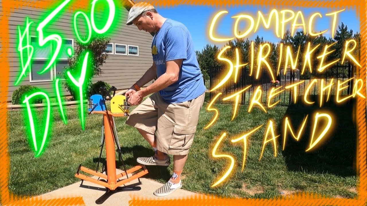 $5 COMPACT DIY Shrinker/Stretcher Stand! - YouTube
