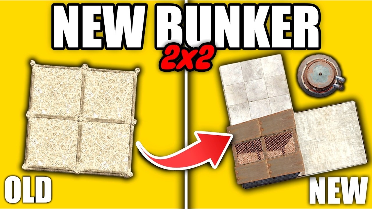 NEW META 2x2 Bunker (Solo/Duo/Trio) – Rust Base Design 2025 - YouTube