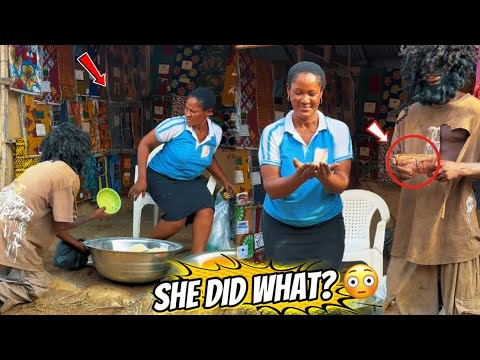 A HOMELESS MAN ASKED FOR GARRI… HER RESPONSE SHOCKED EVERYONE 😳 #usa #fyp #viral #kindness #fypシ 