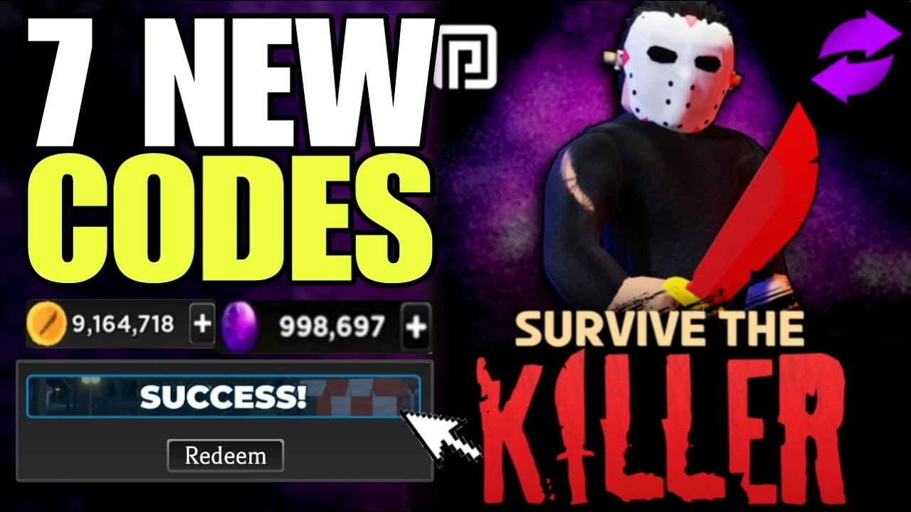 *NEW* ROBLOX SURVIVE THE KILLER CODES 2024 JULY | SURVIVE THE KILLER ...