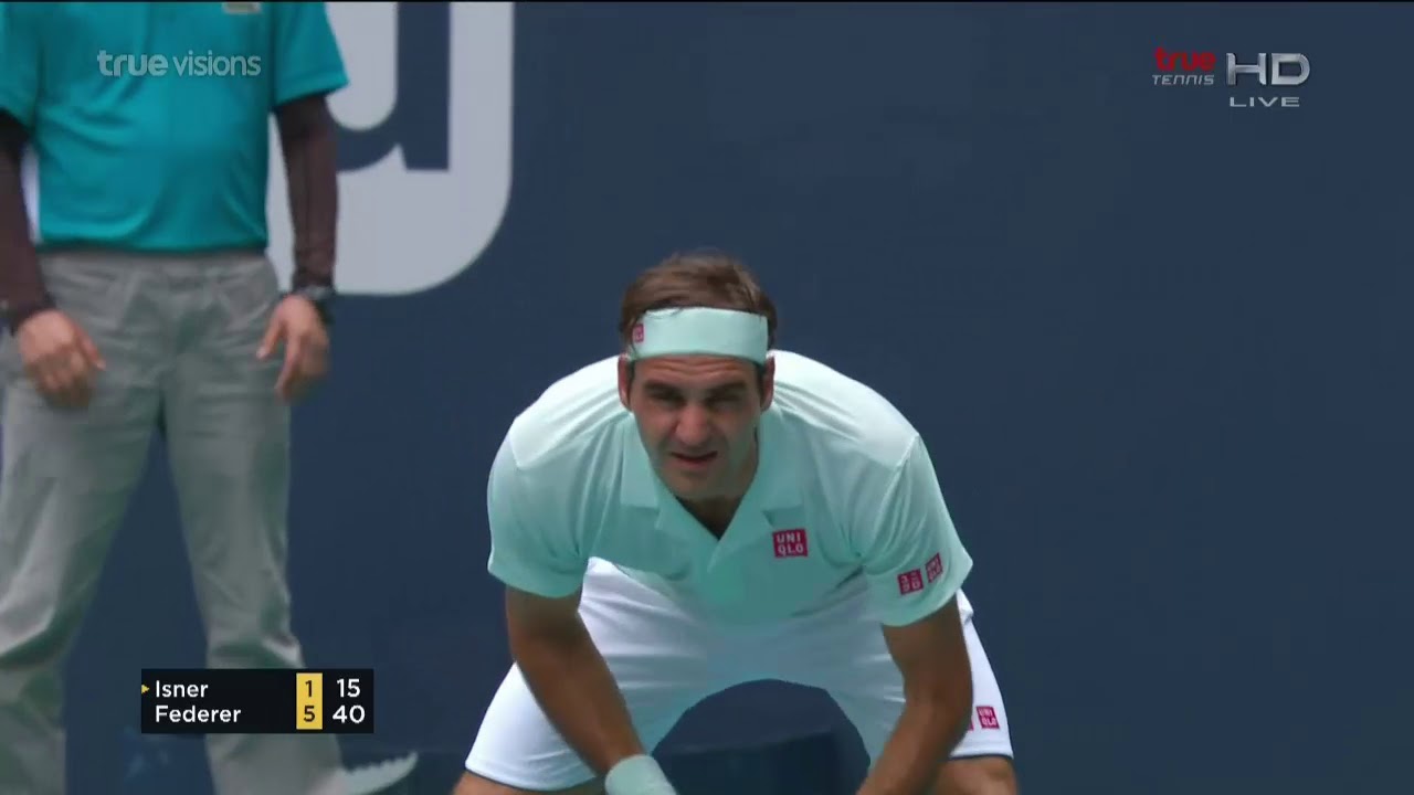 federer vs isner miami open 2019 final - YouTube