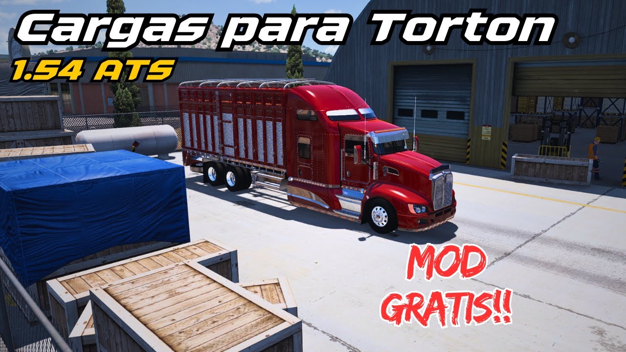 MOD Gratis!! CARGAS PARA TORTON | ATS 1.54 Tutorial paso a paso - YouTube