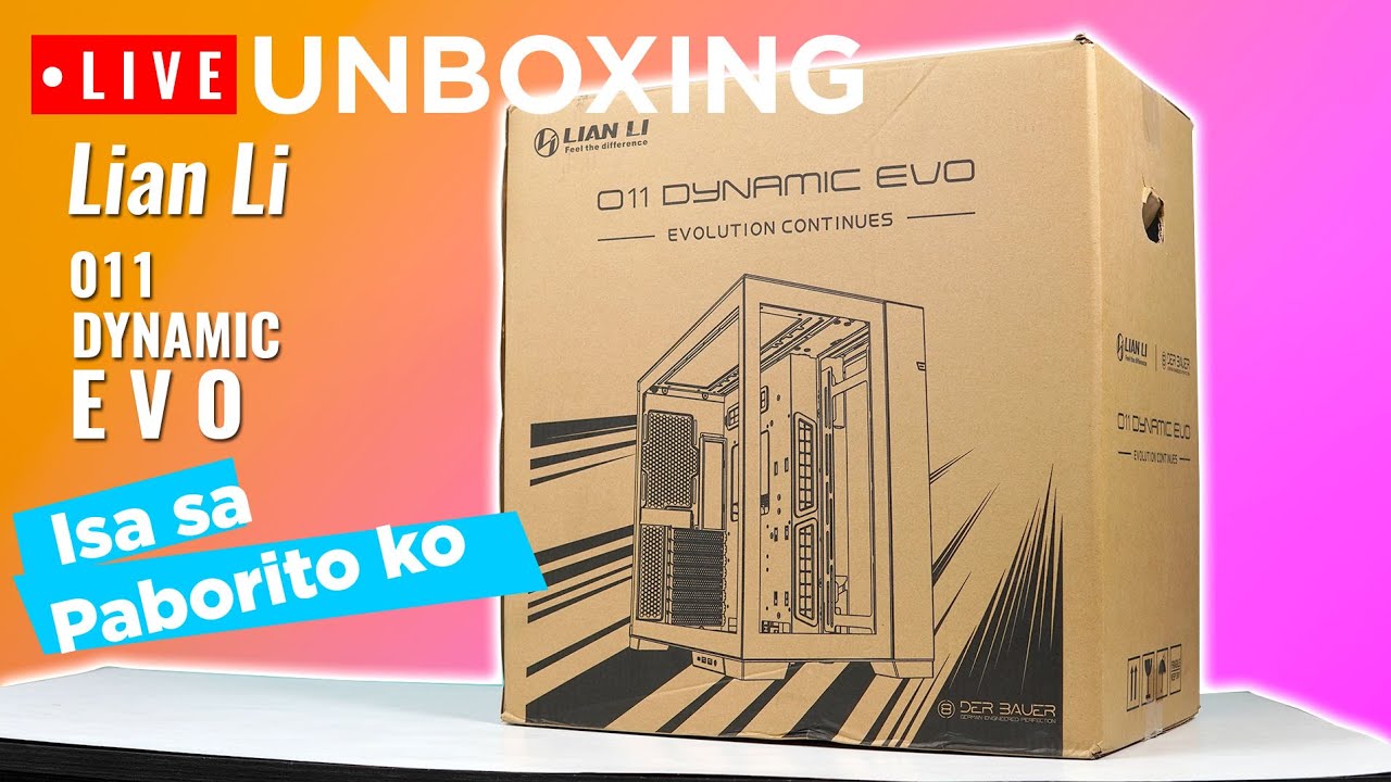 LIVE UNBOXING: Lian Li 011 Dynamic EVO - YouTube