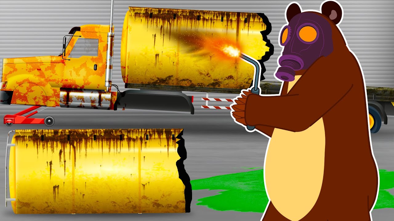 Repairs And Restores Crashed Container Vehicle The Bear Garage And repairs-and-restores-crashed-container-vehicle-the-bear-garage-and