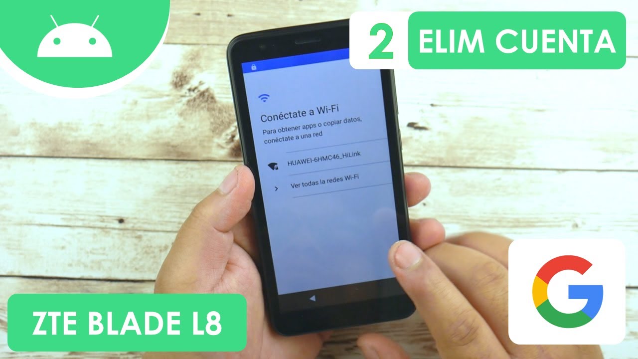 Eliminar Cuenta de Google ZTE Blade L8 | Método 2 - YouTube