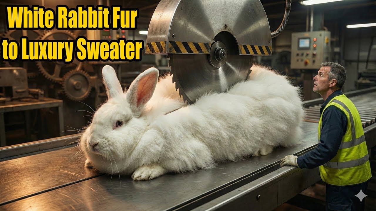How White Rabbit Fur to Luxury Sweater: The Automated Factory Process ...