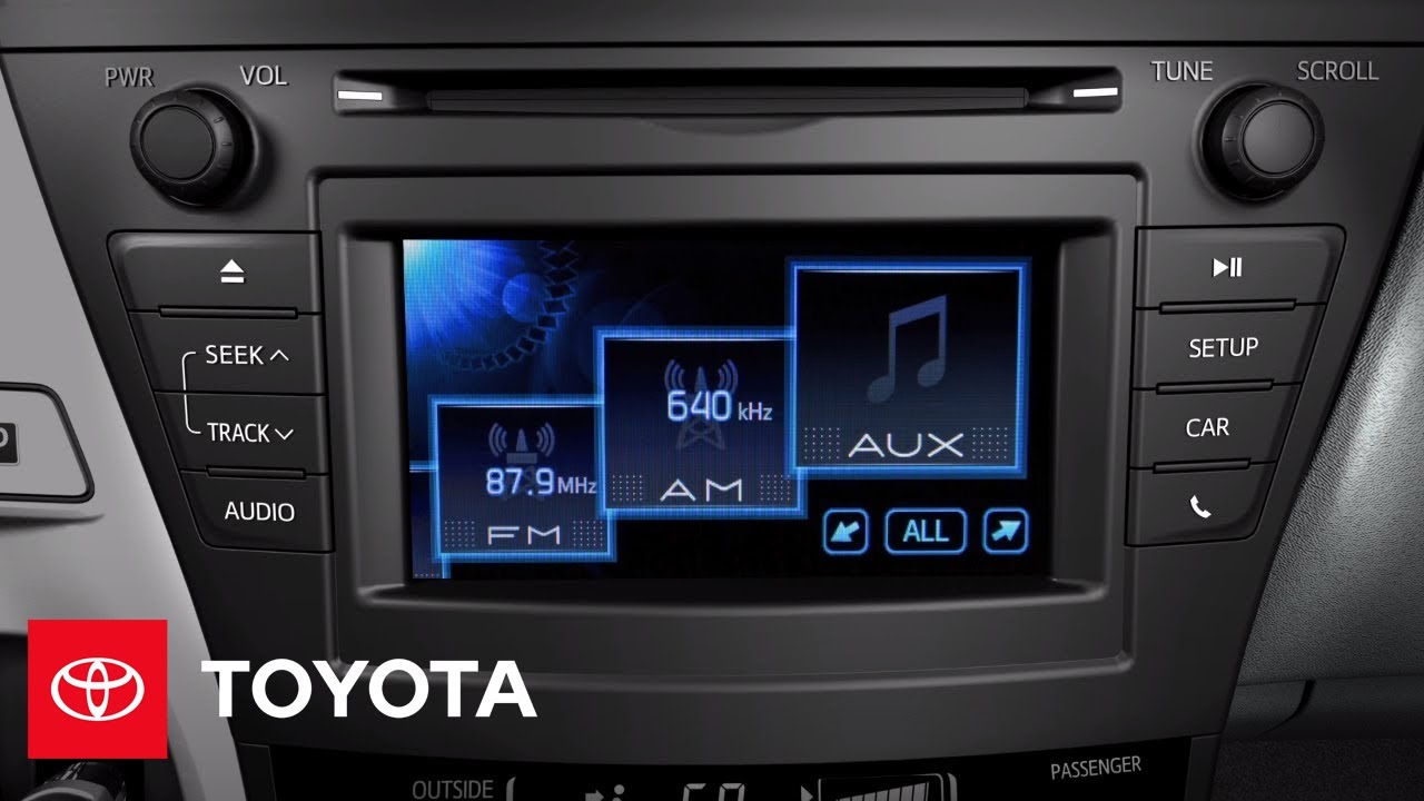 2012 Prius v How-To: Bezel Controls | Toyota - YouTube