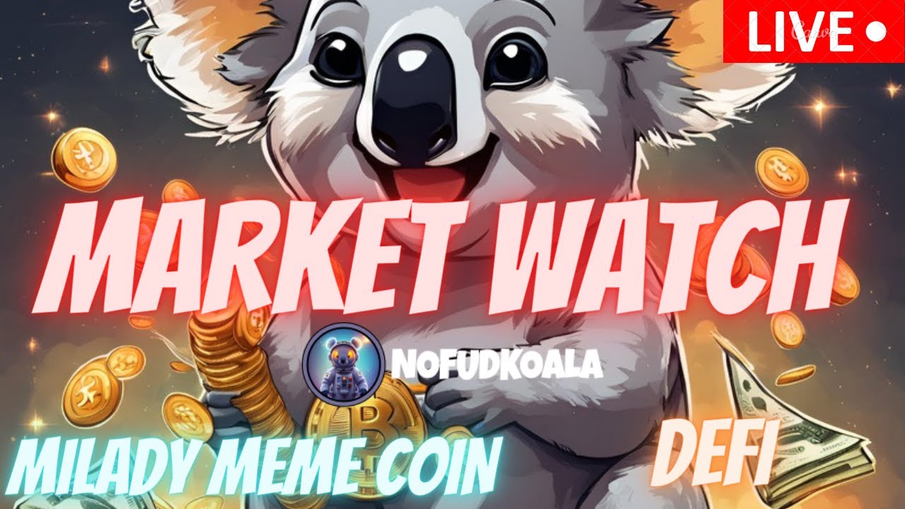 MILADY MEME COIN JASMY COIN BTC $NFK CAW CRONOS DEFI \ MARKET WATCH ...