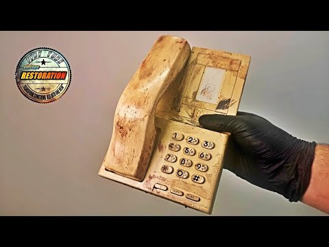 Restoring old phone from 1990 - YouTube