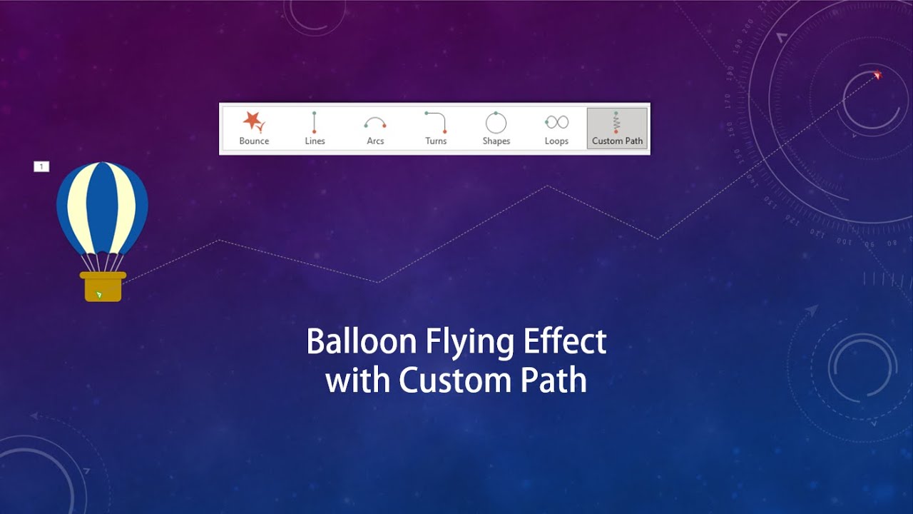 Motion Paths ဖြင့် Balloon Flying Effect ပြုလုပ်ခြင်း။ - YouTube