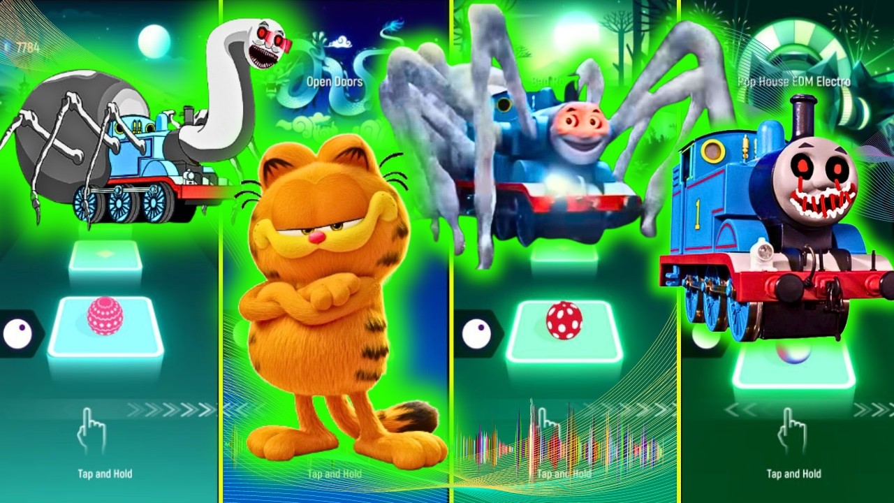 MIX Coffin Dance Thomas Exe vs Garfield vs Spider Thomas vs Music ...