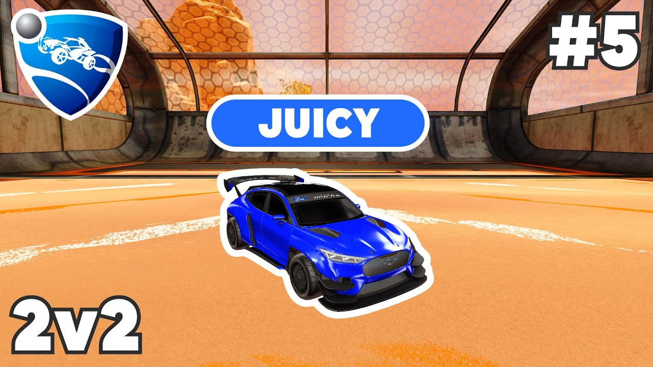 juicy Ranked 2v2 PRO Replay #5 - Rocket League Replays - YouTube